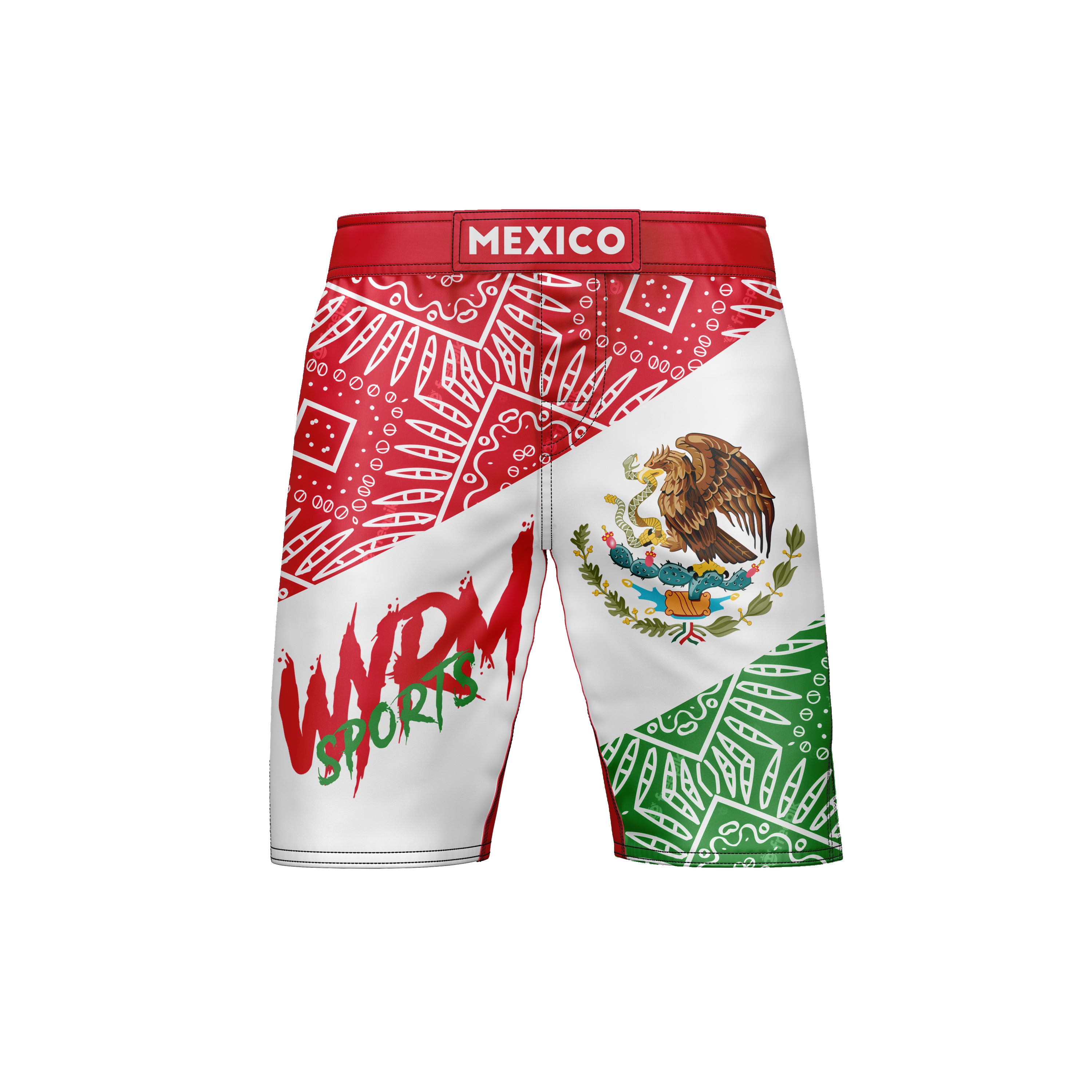 Mexican Patriotic MMA Shorts – Wyrm Sports