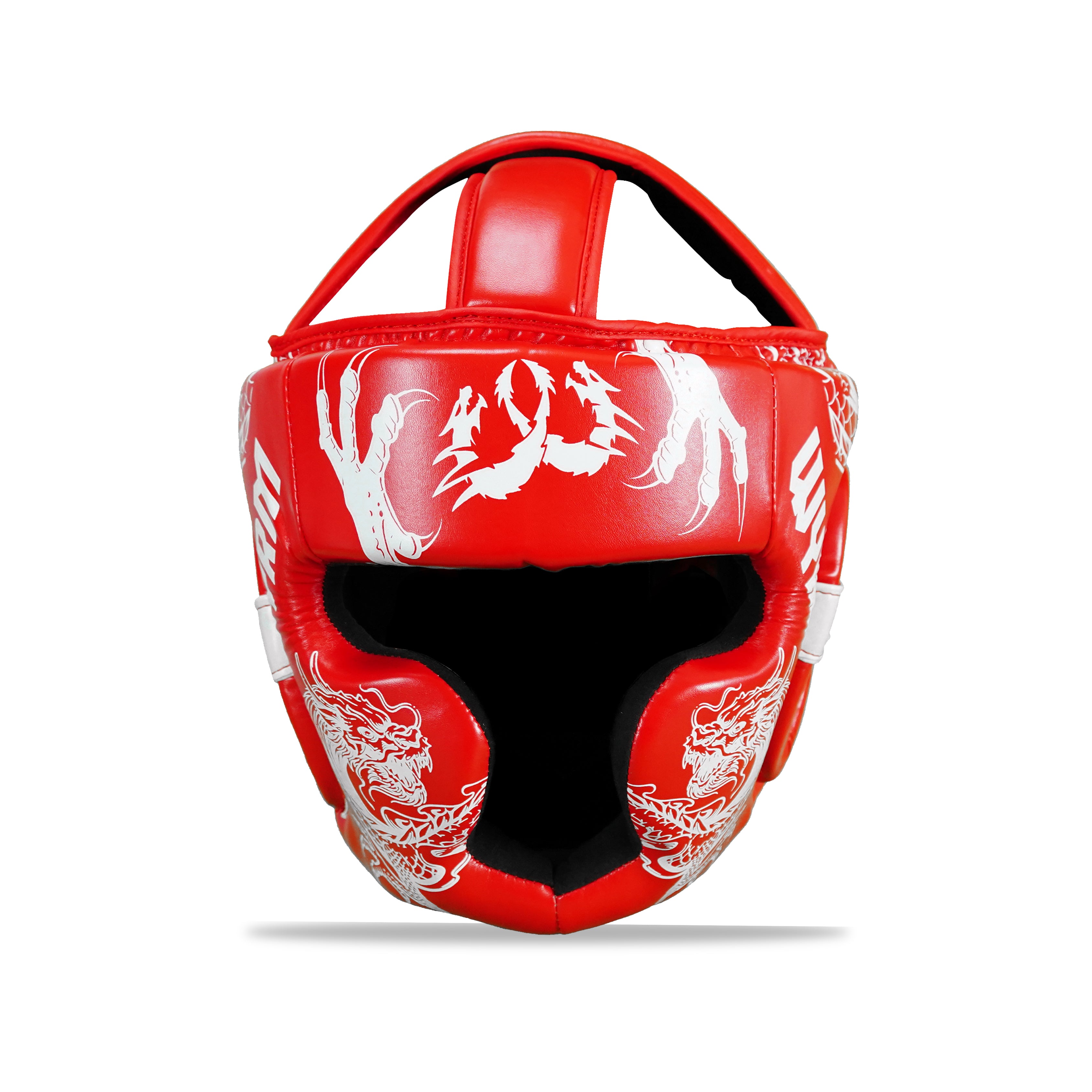 Dragon Red Head Guard – Wyrm Sports