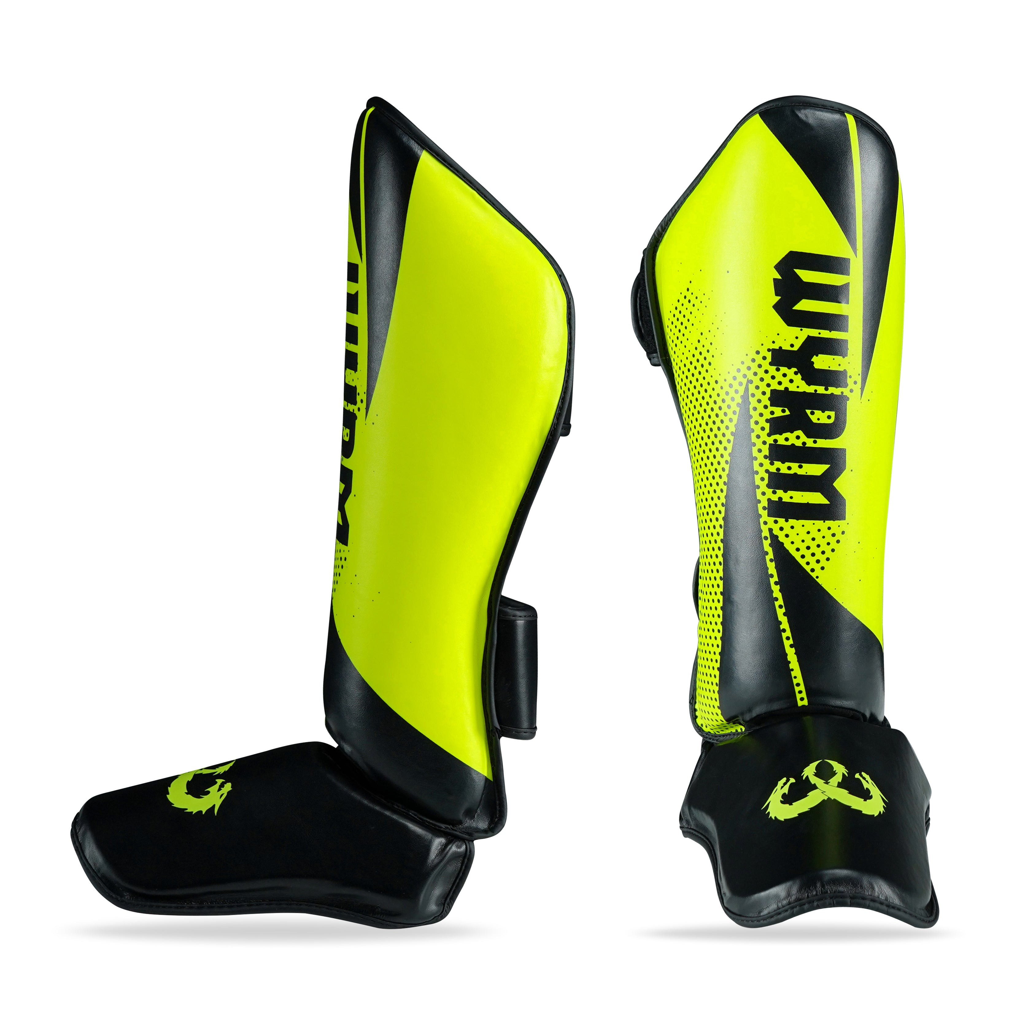 Krusher Yellow Shin Guards – Wyrm Sports